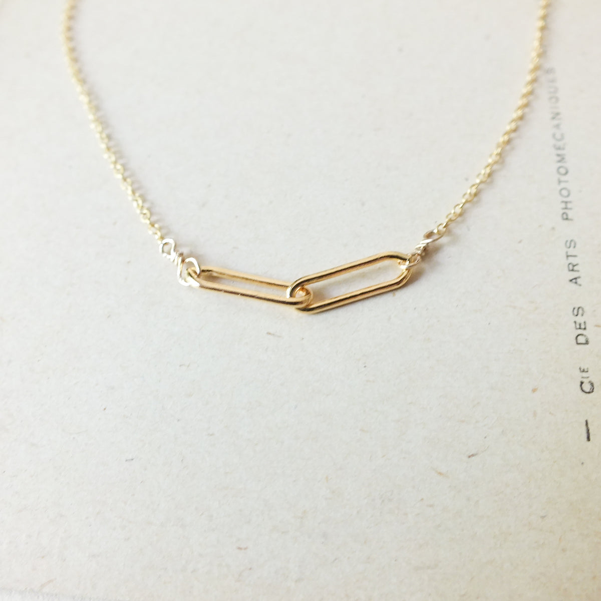 Small Linked Together Necklace – Becoming Jewelry