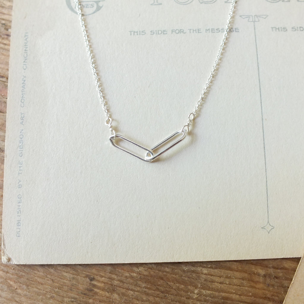 Small Linked Together Necklace – Becoming Jewelry