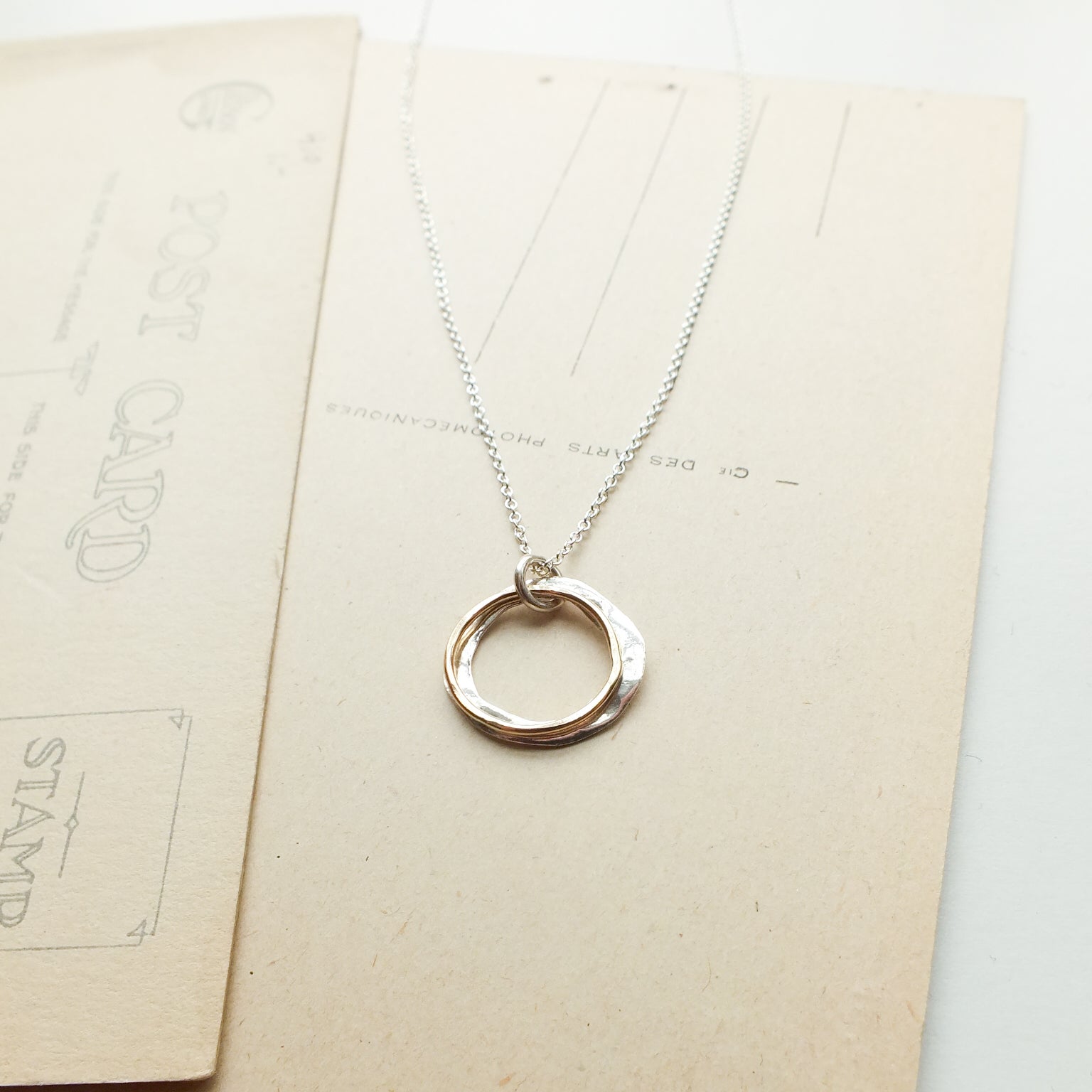 Through Thick & Thin Circles Necklace - Meaningful Connection Jewelry ...