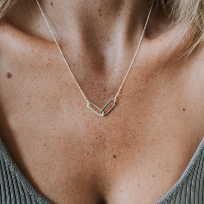 Linked Together Necklace - Meaningful Connection Jewelry – Becoming Jewelry