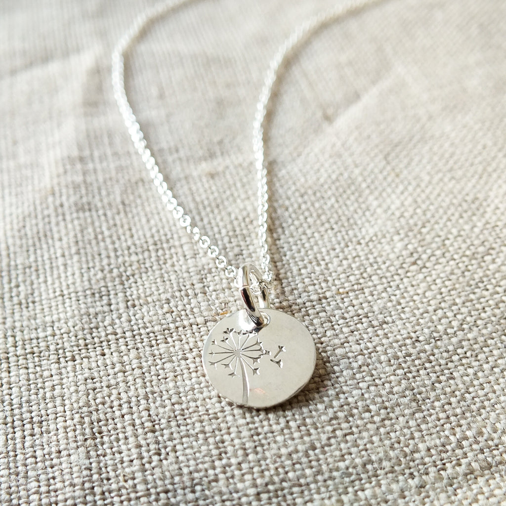 Dandelion Necklace Louisa May Alcott - Wish Jewelry for Dreamers ...
