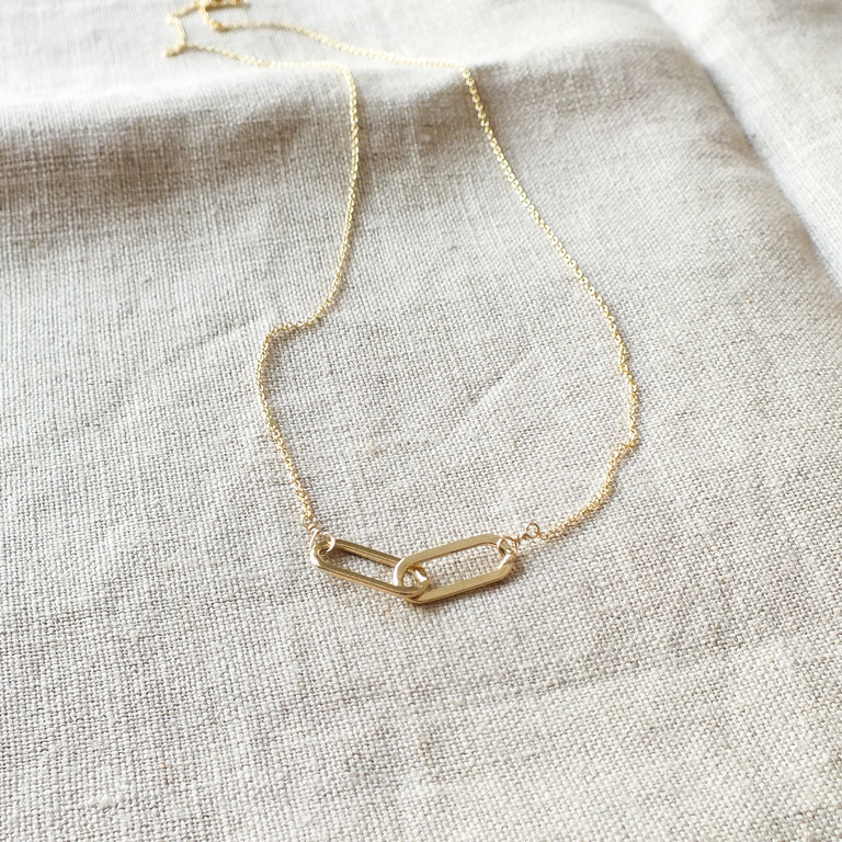 Linked Together Necklace - Meaningful Connection Jewelry – Becoming Jewelry